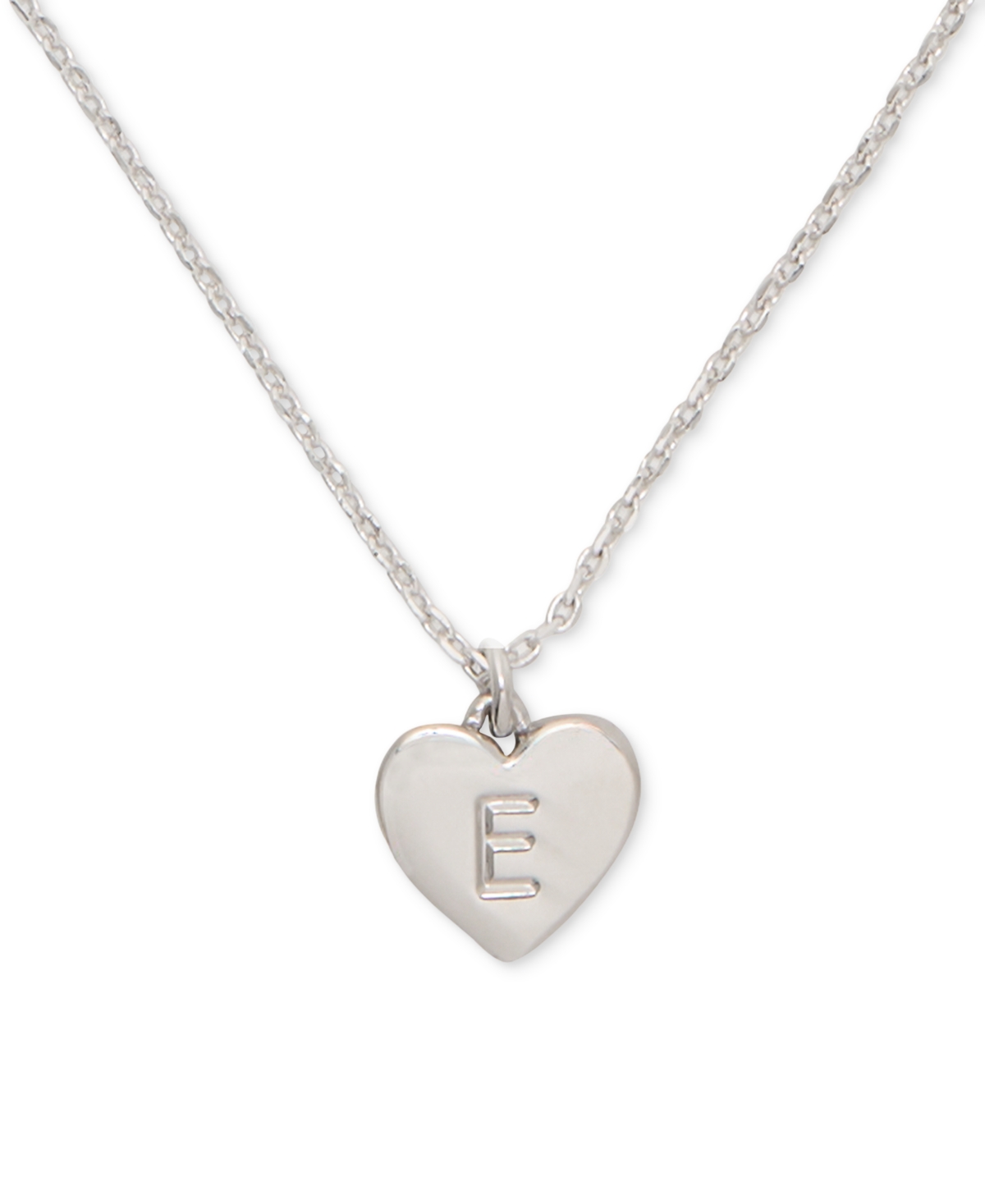 Click here for Kate Spade New York Silver-Tone Initial Heart Pend... prices