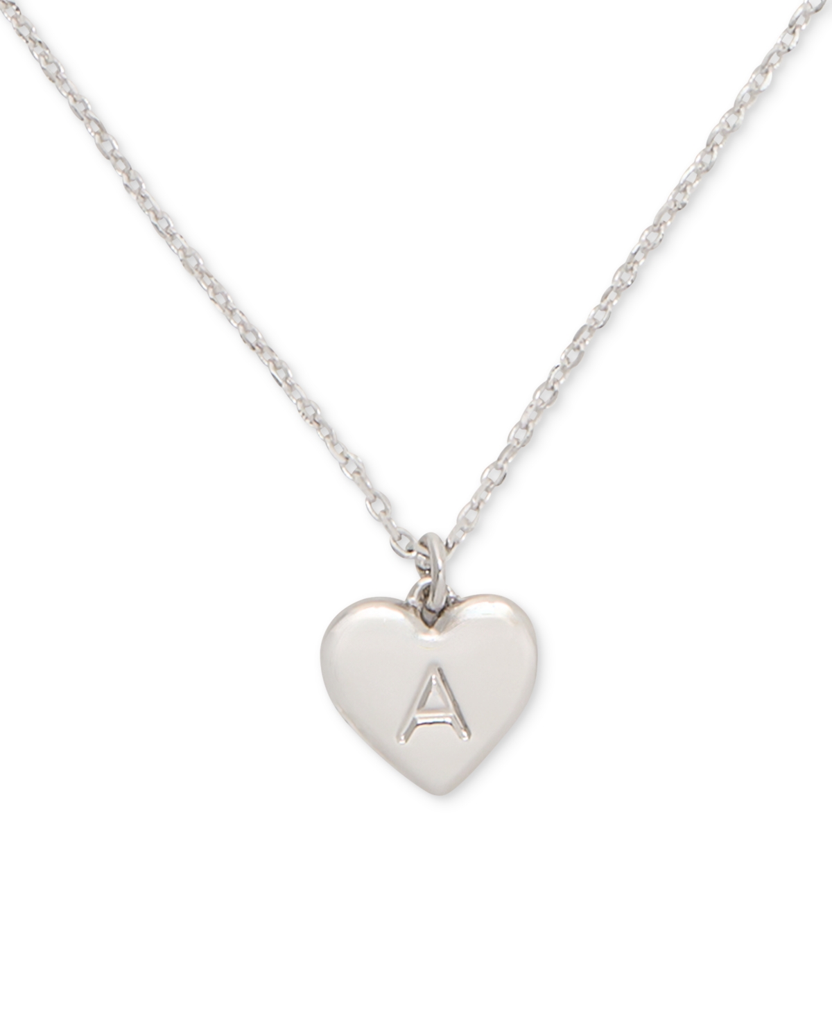 Click here for Kate Spade New York Silver-Tone Initial Heart Pend... prices