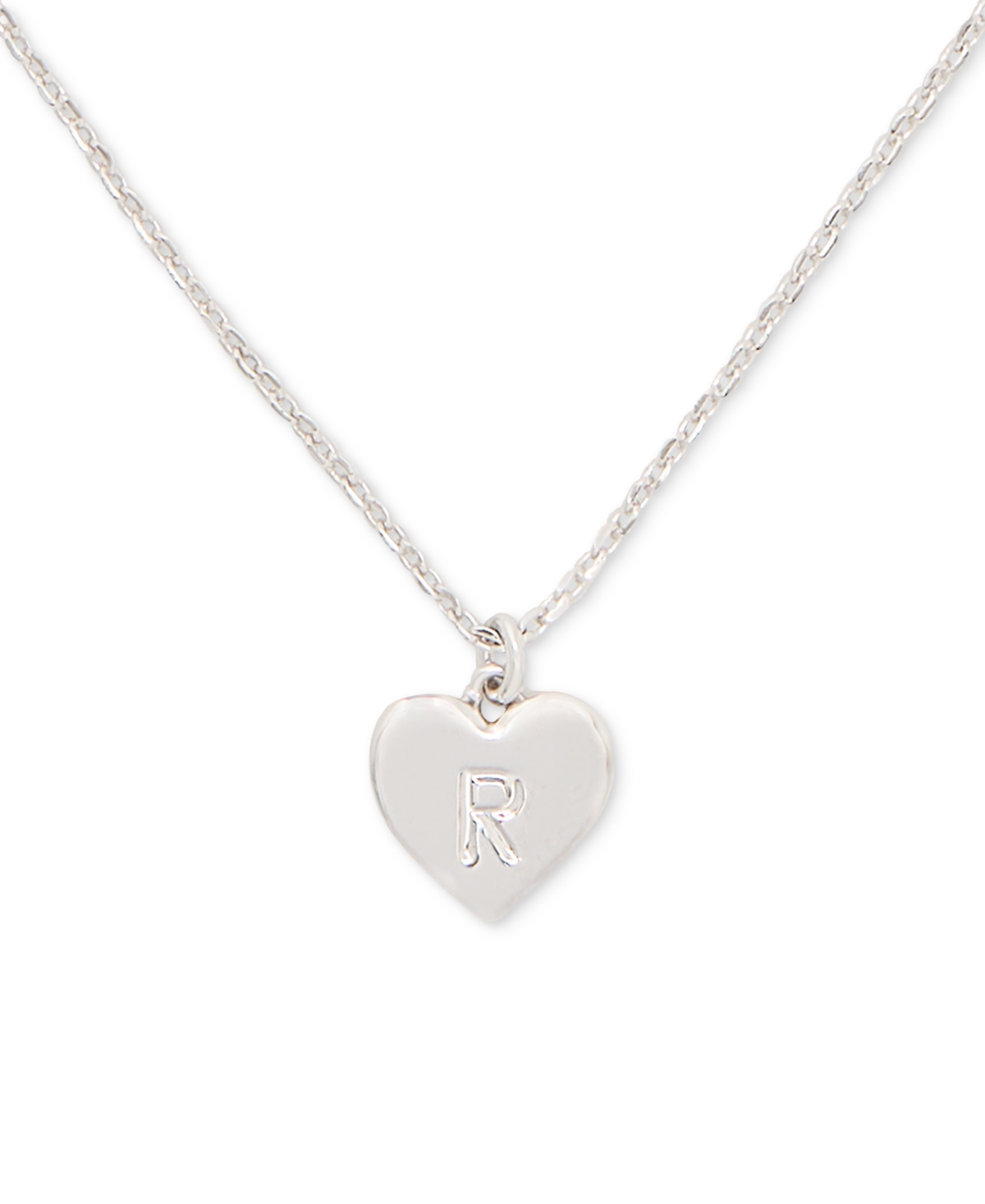 Click here for Kate Spade New York Silver-Tone Initial Heart Pend... prices