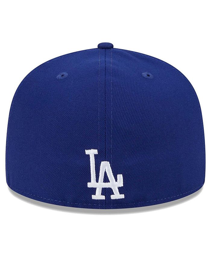New Era Men's Royal Los Angeles Dodgers Game Day Overlap 59FIFTY Fitted ...