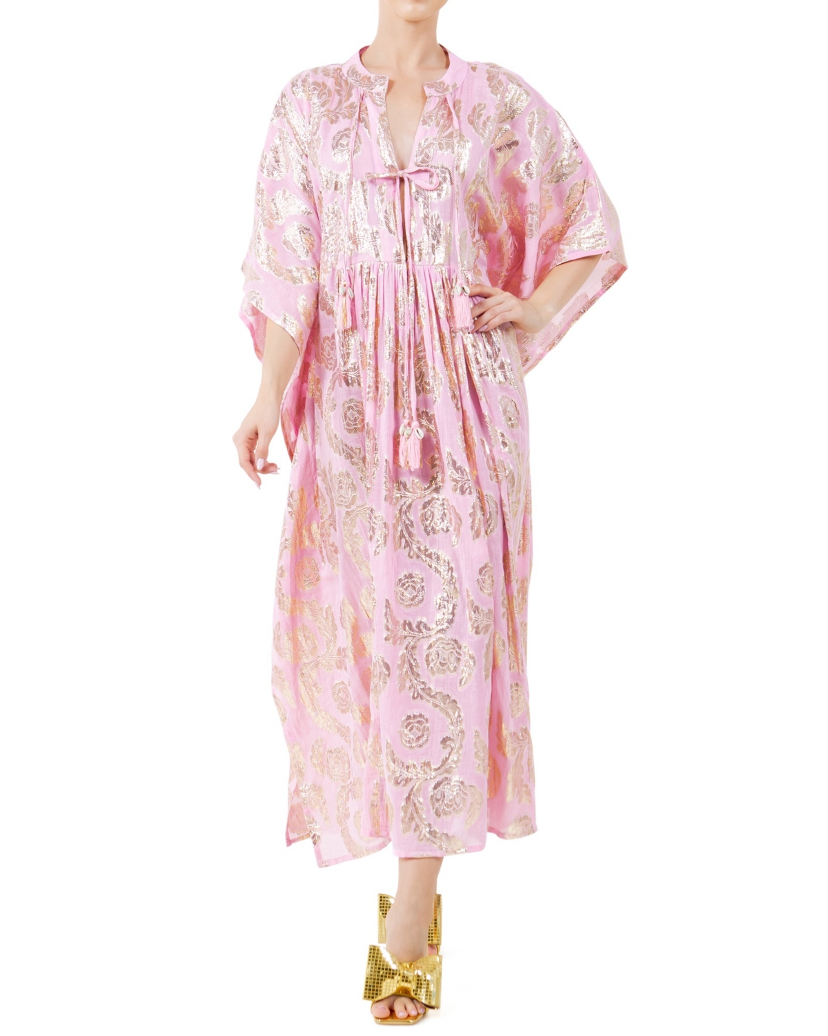 Click here for Meghan Fabulous Womens Palm Springs Caftan Maxi Dr... prices