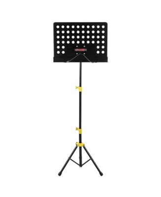 5 Core Sheet Music Stand Yellow • Sturdy Portable Height Adjustable ...