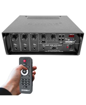 5 Core Amplifier Stereo Receiver Home PA Speaker Microphone Amp ...