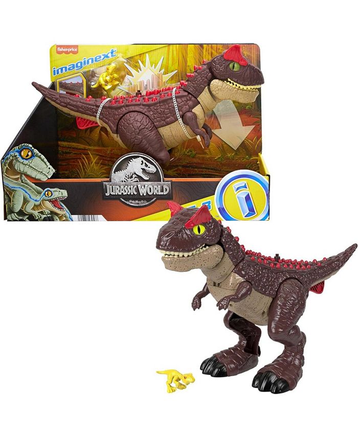 Fisher Price Imaginext Jurassic World Spike Strike Carnotaurus Figure ...