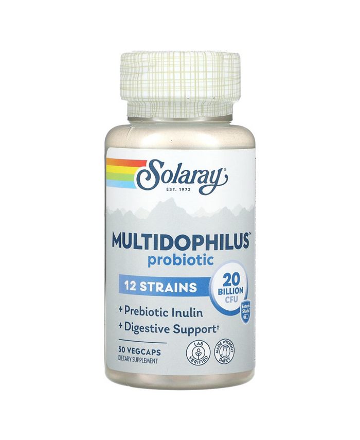Solaray Multidophilus Probiotic 20 Billion CFU - 50 VegCaps - Macy's