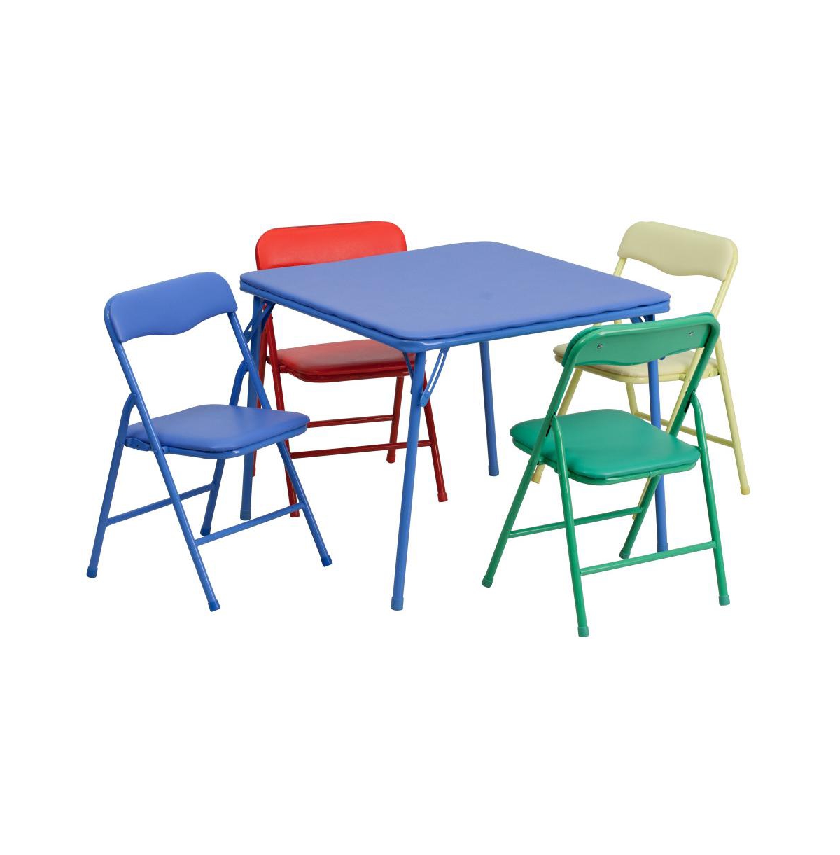 Click here for Emma+Oliver Kids 5 Piece Folding Table And Chair S... prices