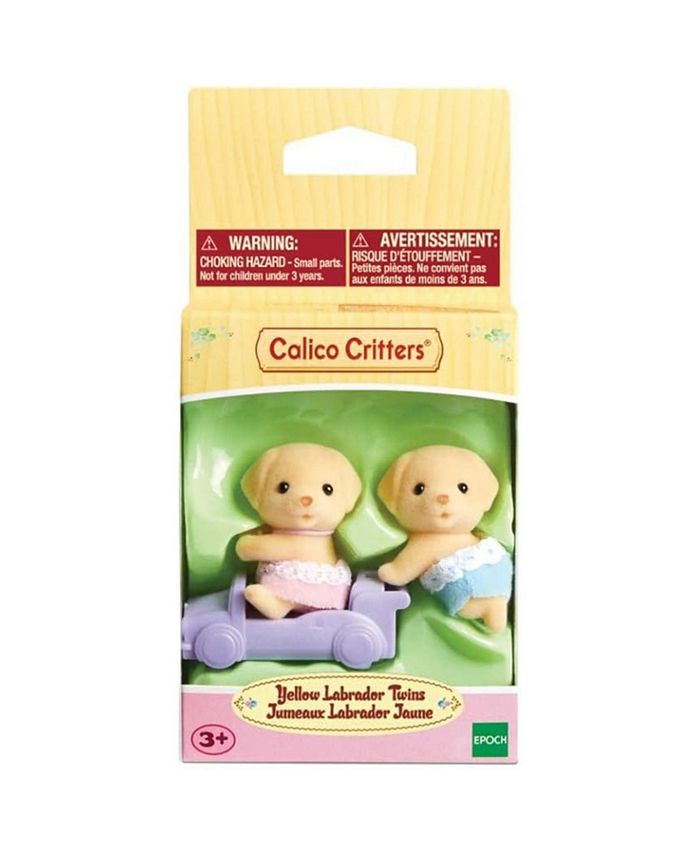Epoch Calico Critters Yellow Labrador Twins Figure Set - Macy's
