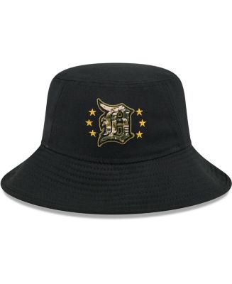 New Era Men's Black Detroit Tigers 2024 Armed Forces Day Bucket Hat ...