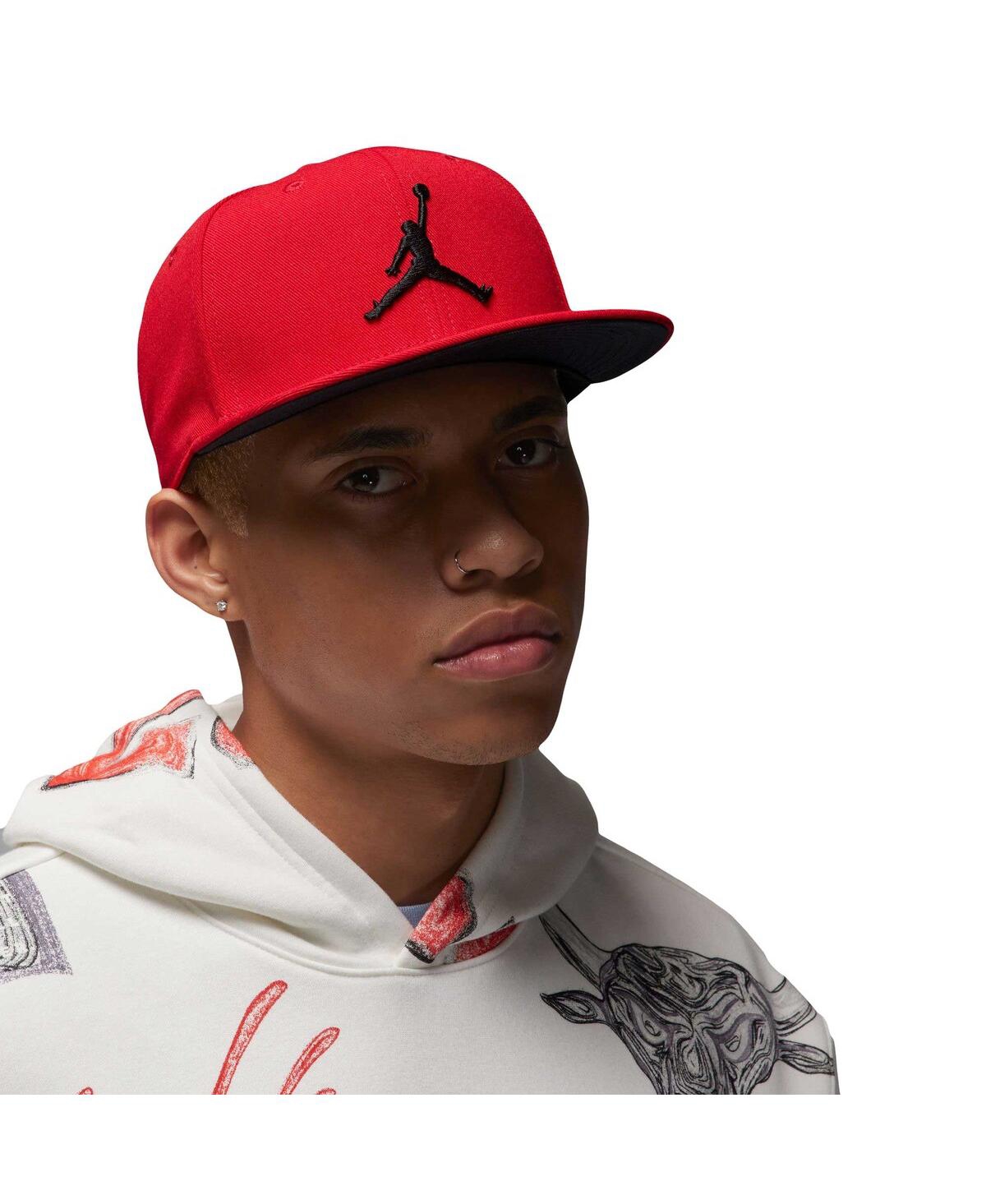 Click here for Mens Jordan Pro Jumpman Snapback Hat - Red prices