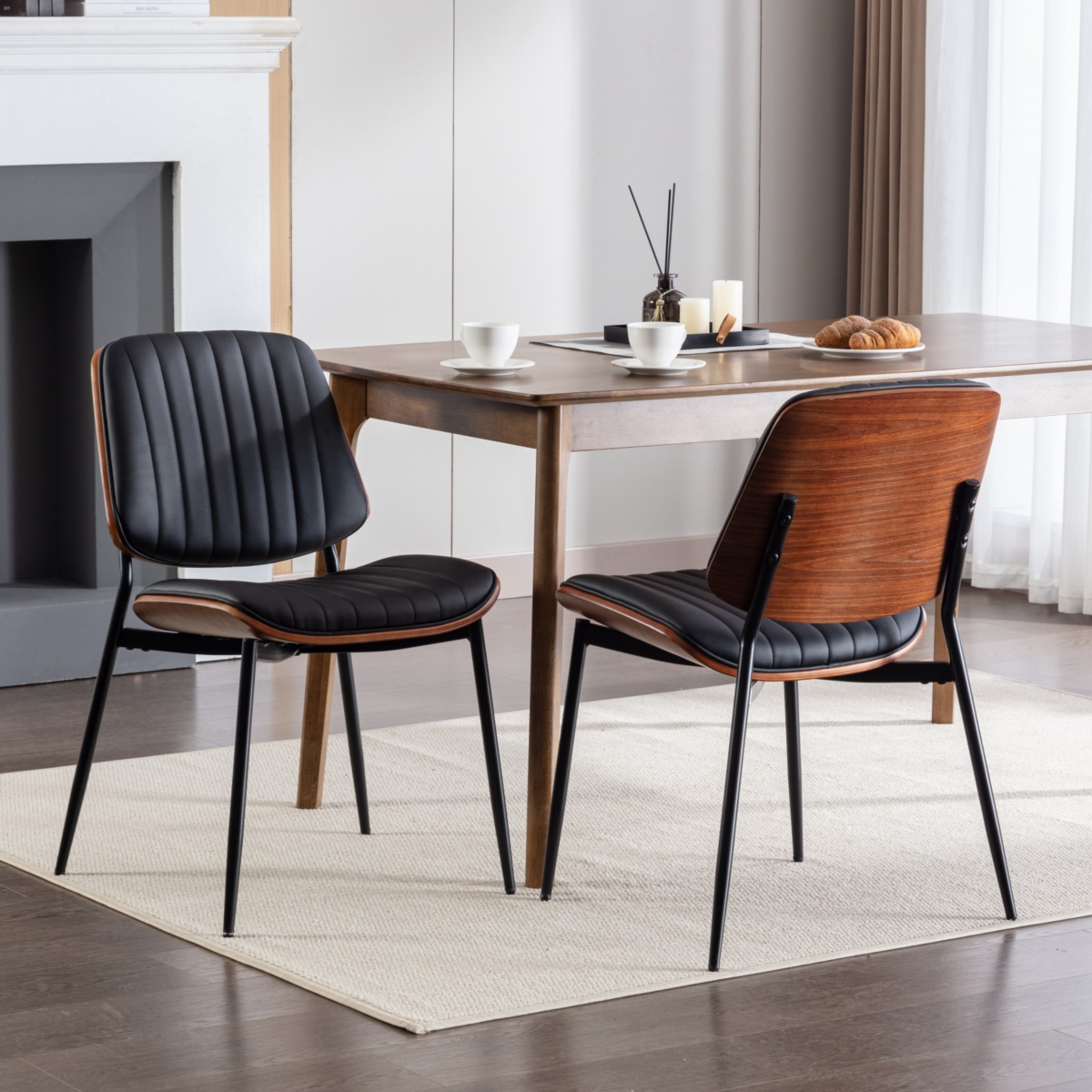 Click here for Streamdale Mid Century Modern Dining Chairs Set of... prices