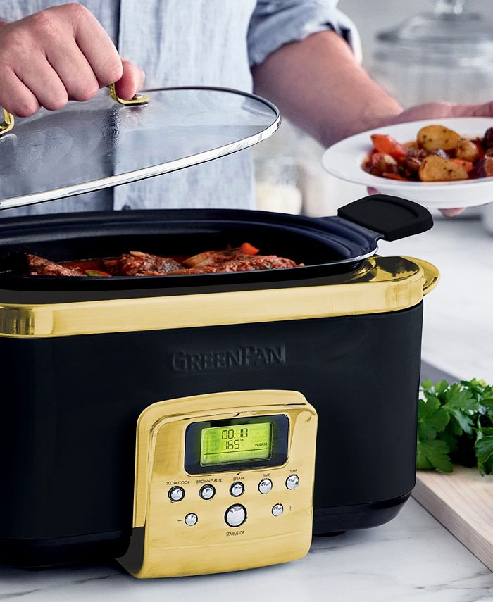 GreenPan Elite 18.9" Reserve Slow Cooker - Macy's