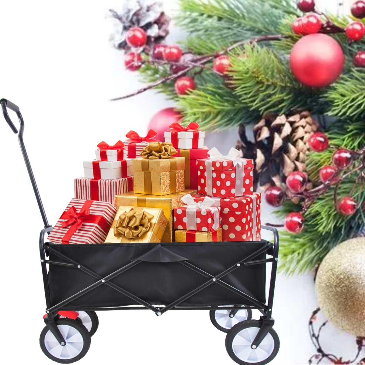 Click here for Streamdale Furniture Folding Wagon Garden Shopping... prices