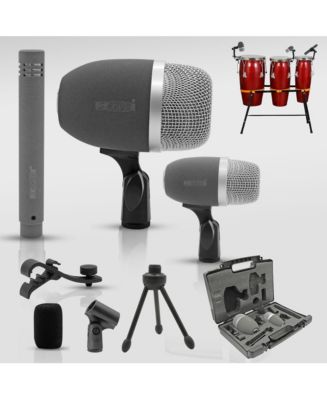 5 Core Conga Mic Cardioid Dynamic XLR Microphone For Kick Drum Snare ...