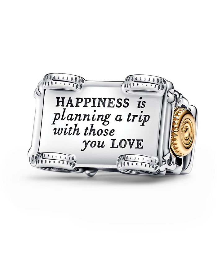 Pandora Sterling Silver Two-tone Adventure Car Charm - Macy's