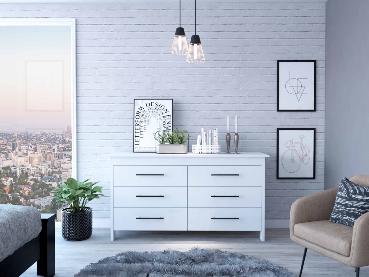 Click here for Streamdale Southington 6-Drawer Rectangle Dresser... prices