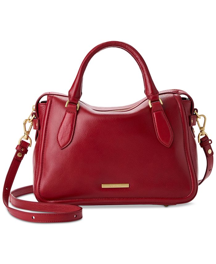 Brahmin Micaela Leather Satchel - Macy's