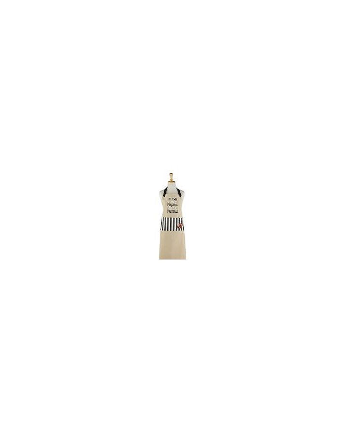 Design Imports Play Nice Or Play Football Apron - Macy's