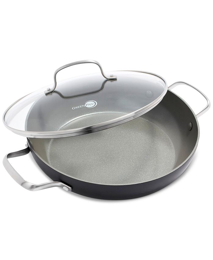 GreenPan Chatham 11" Ceramic Non-Stick Everyday Pan & Lid - Macy's