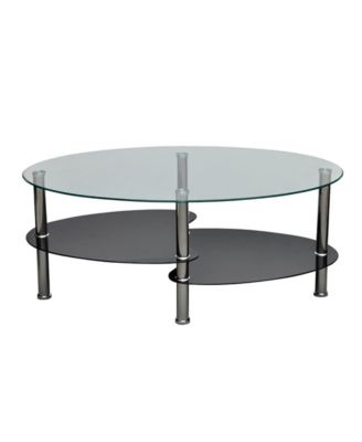 vidaXL Coffee Table with Exclusive Design Black - Macy's