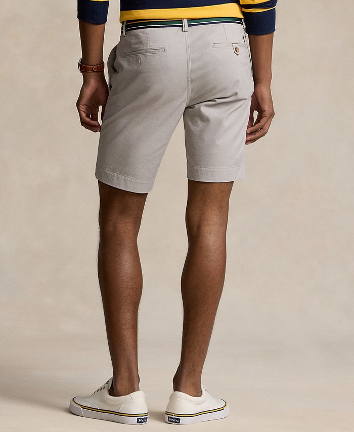 Polo Ralph Lauren Men's Stretch Slim Fit Chino Shorts - Macy's