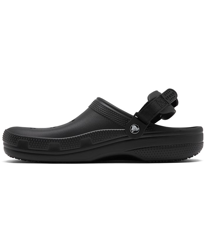 Crocs Men's and Women's On-The-Clock Work Slip-On Clogs from Finish ...