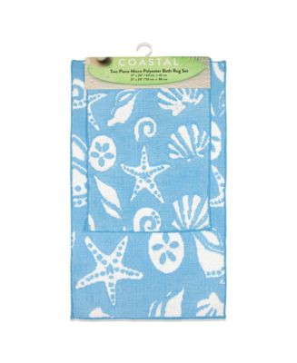 Arkwright Home Arkwright Coastal 2 Pc Rug Set (17x24/21x34 in ...