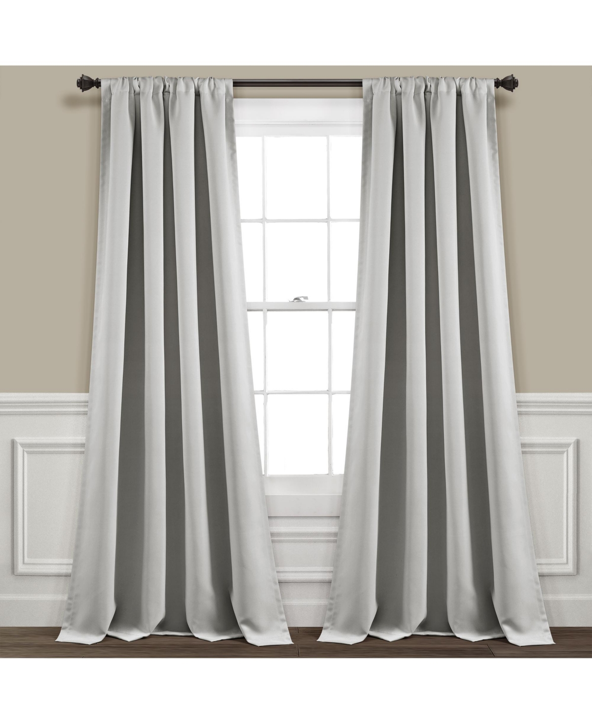Click here for Lush Decor Insulated Rod Pocket Blackout Window Cu... prices