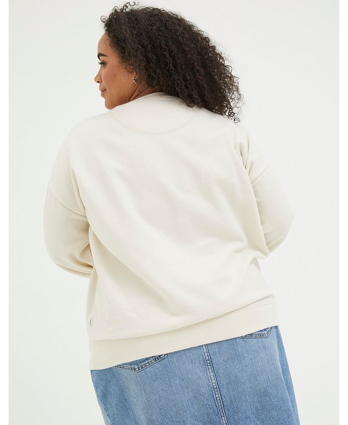 FatFace Plus Size Alex Art Floral Crew Sweatshirt - Macy's