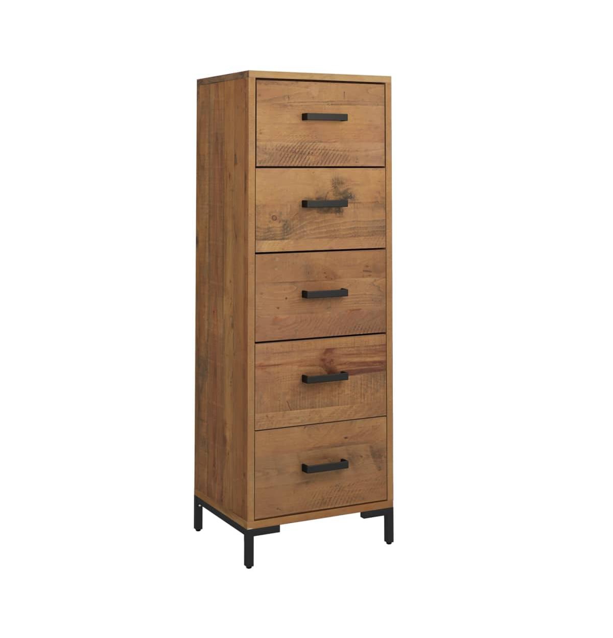 Click here for Chest of Drawers 16.5x13.8x43.3 Solid Wood Pine -... prices