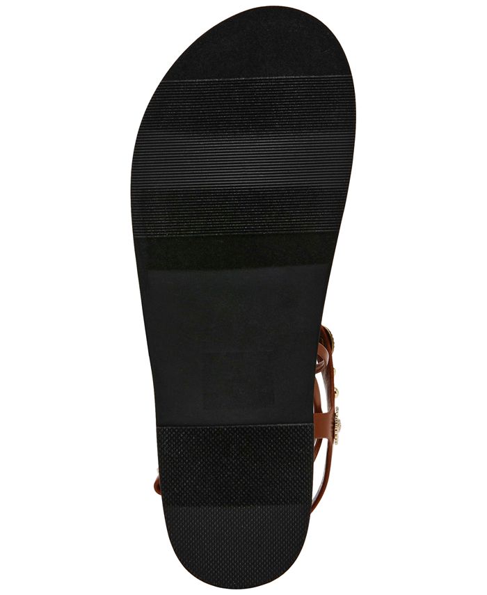 Wild Pair Earheart Thong Lace-Up Flat Sandals, Created for Macy's - Macy's