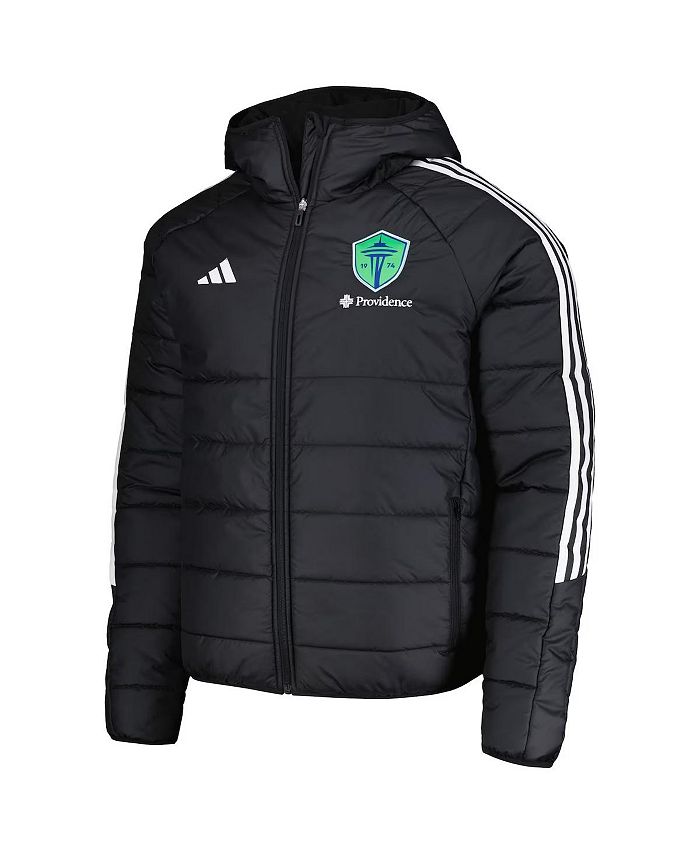 adidas Men's Black Seattle Sounders FC Tiro 24 Full-Zip Winter Hoodie ...