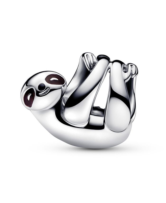 Pandora Sterling Silver Hanging Sloth Charm - Macy's