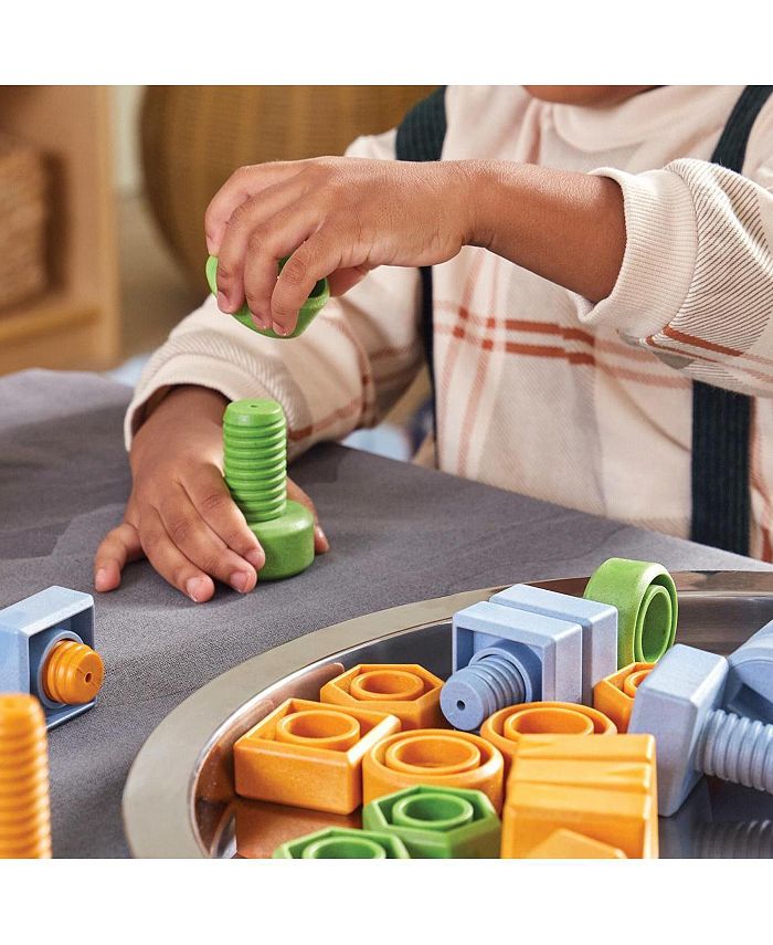Kaplan Early Learning Twisty Tools - Nuts and Bolts Set - 84 Pieces ...