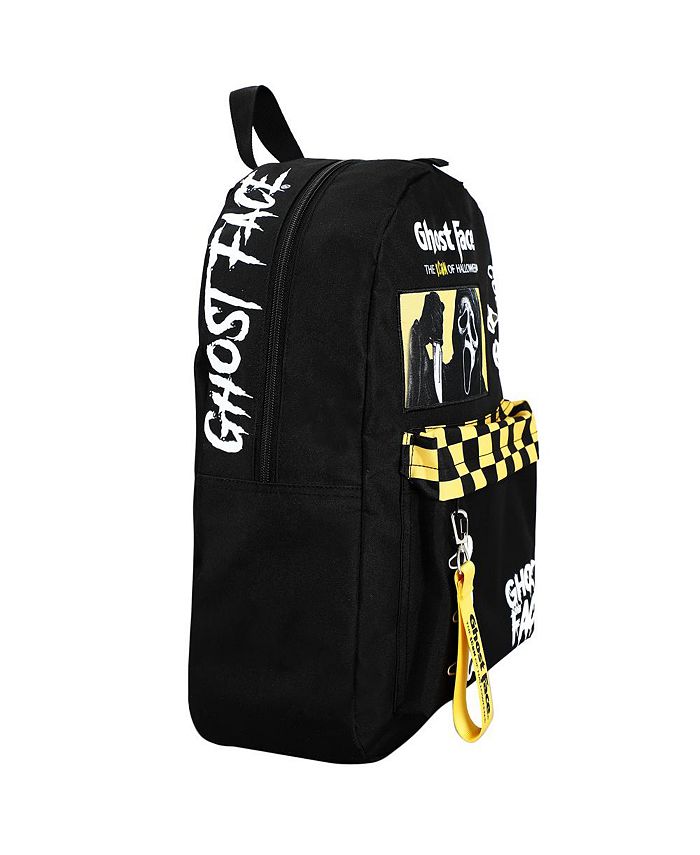 Scream Classic Horror Movie Ghost Face Character Checkered Backpack ...