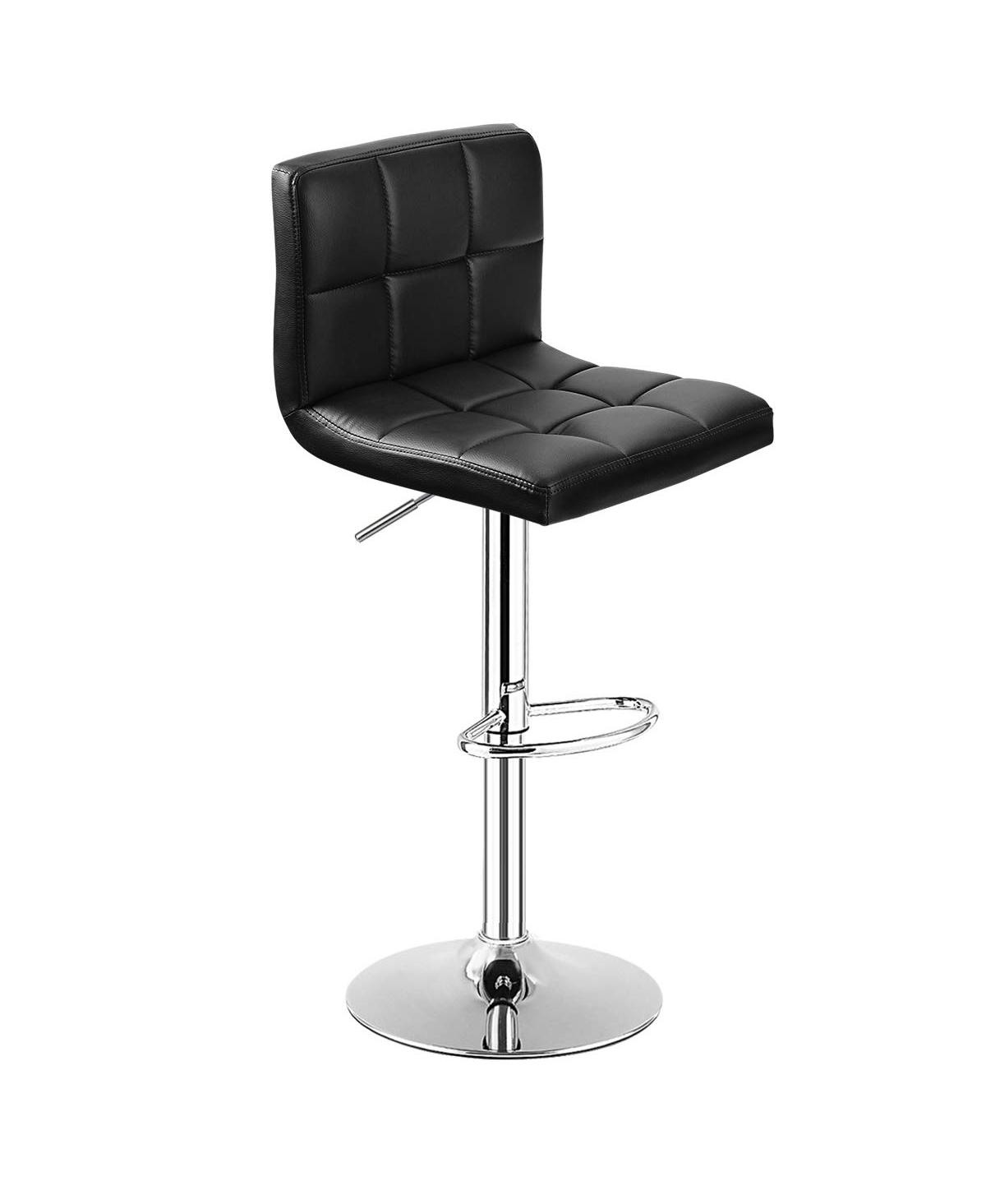 Click here for Sugift Armless Pu Leather Bar Stool with Adjustabl... prices