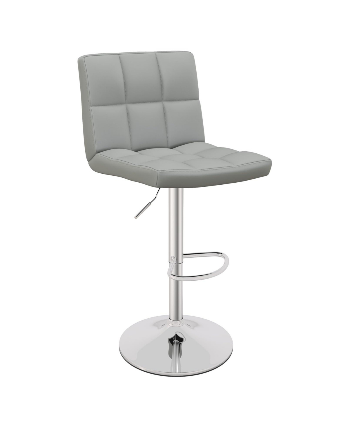 Click here for Sugift Armless Pu Leather Bar Stool with Adjustabl... prices