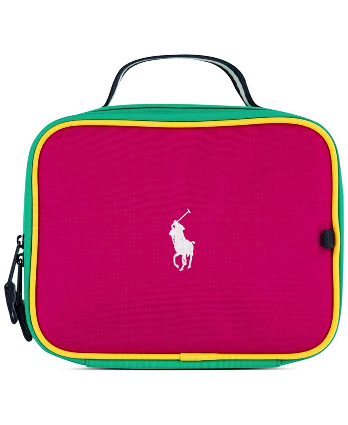 Polo Ralph Lauren Big Boys Backpack, Lunch Box and Pencil Case Combo ...