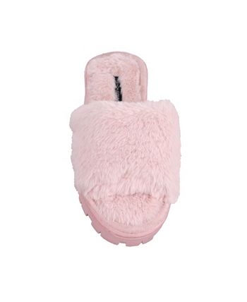French Connection Women's Plush Slide Slipper - Macy's