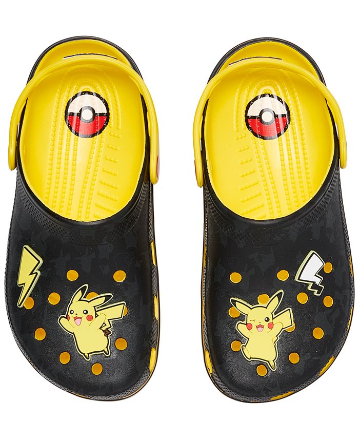 Crocs Pokemon Little Kids’ Pikachu Classic Clogs from Finish Line - Macy's