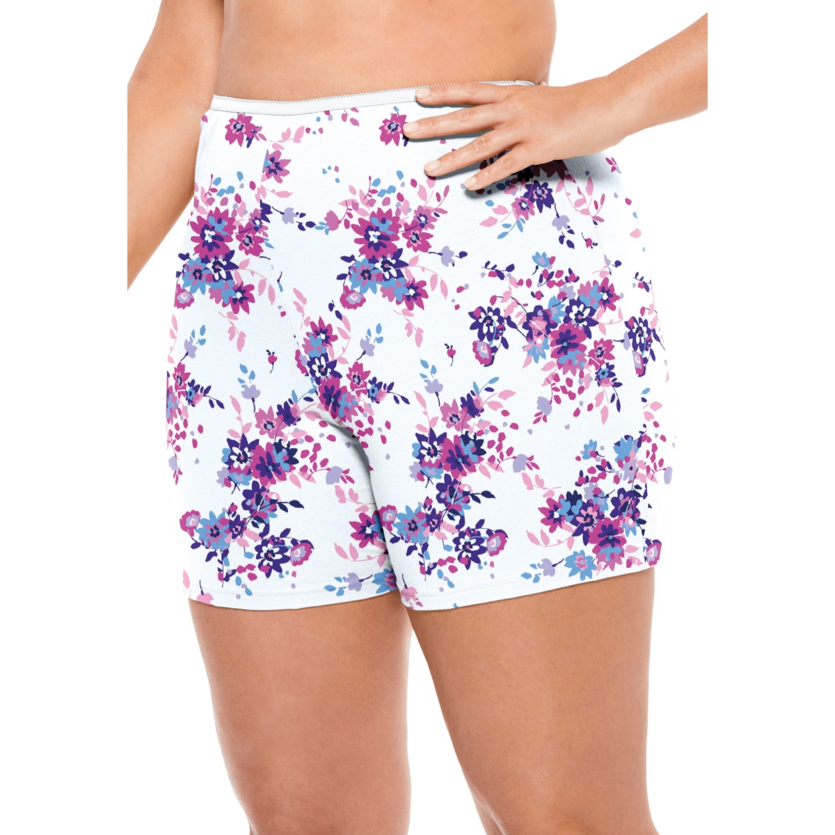 Click here for Comfort Choice Womens Cotton Boxer 5-Pack - Multi... prices