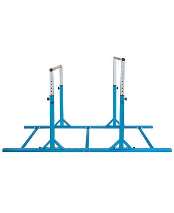 Costway Kids Gymnastics Parallel Bars Double Horizontal Bars Adjustable ...