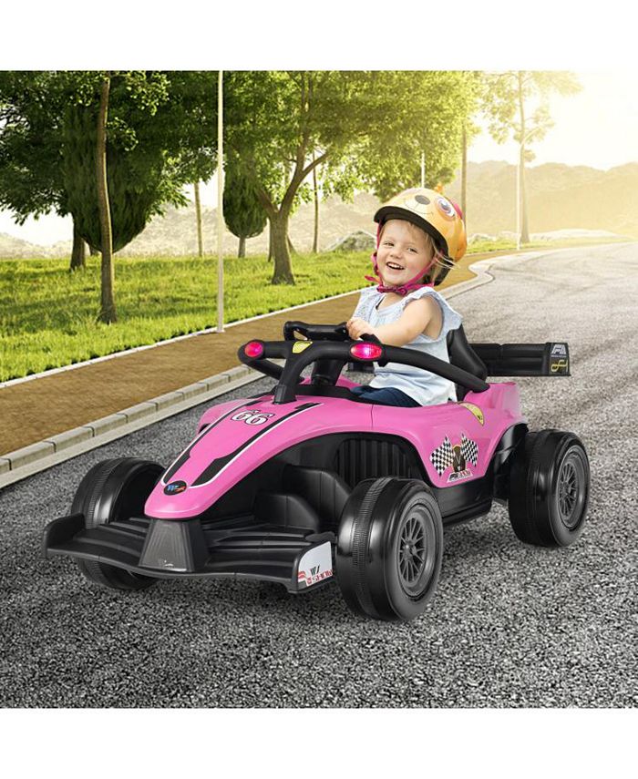 Slickblue 12V Kids Ride on Electric Formula Racing Car with Remote ...