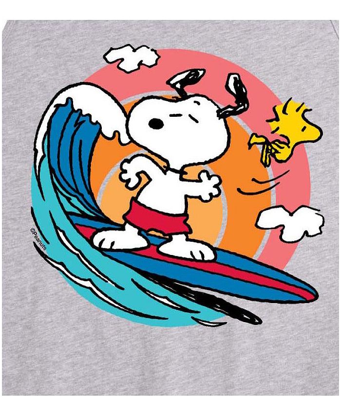 AIRWAVES Hybrid Apparel Snoopy Woodstock Surf Men's Jersey Tank - Macy's