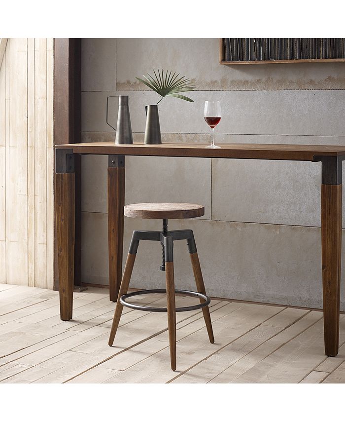 Simplie Fun Frazier Counter Stool Barstool (Adjustable Height) - Macy's
