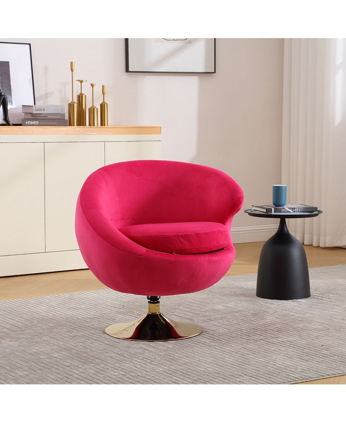 Simplie Fun 360 Degree Swivel Cuddle Chairs, Round Armchairs for Home ...