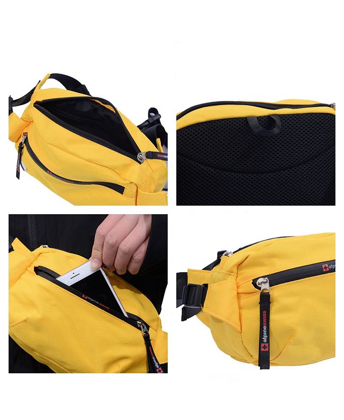 Alpine Swiss Men's Fanny Pack Adjustable Waist Bag Sling Crossbody ...