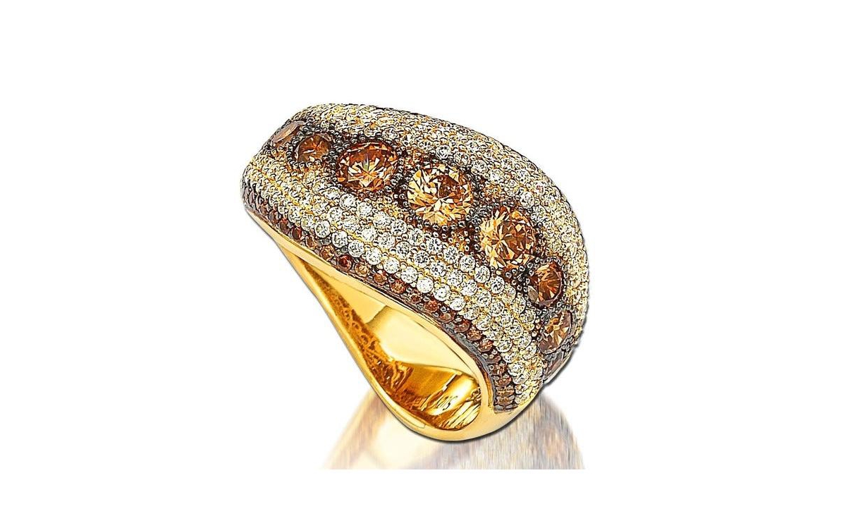 Click here for Suzy Levian Sterling Silver Cubic Zirconia 9 Stone... prices