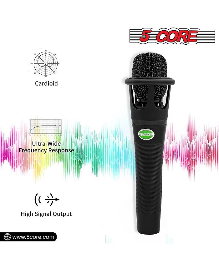 5 Core Handheld Microphone For Karaoke Singing • Dynamic Cardioid ...