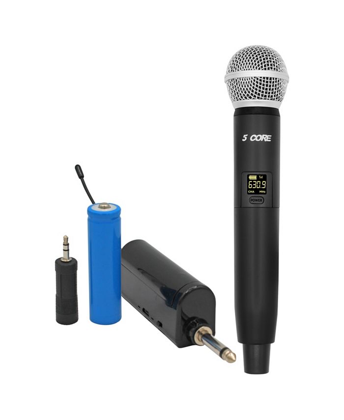 5 Core Wireless Microphone VHF Professional Dynamic Microphone Handheld ...