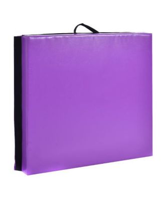 Slickblue 6' x 38" x 4'' Purple Gymnastics Mat Two Folding Panel - Macy's